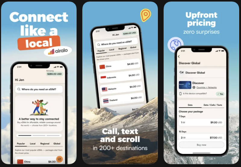 Best eSIM Apps (Cards) for International Travel (2026) — Airalo, Saily ...
